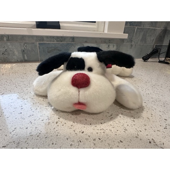 Russ | Toys | Vtg Russ Berrie Co Black And White Puppy Dog Stuffed ...